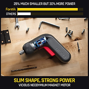 Fanttik E1 Max 3.7V Mini Precision Electric Screwdriver (5/32‘’Hex) & L1 Pro 3.7V Cordless Screwdriver (1/4''Hex)