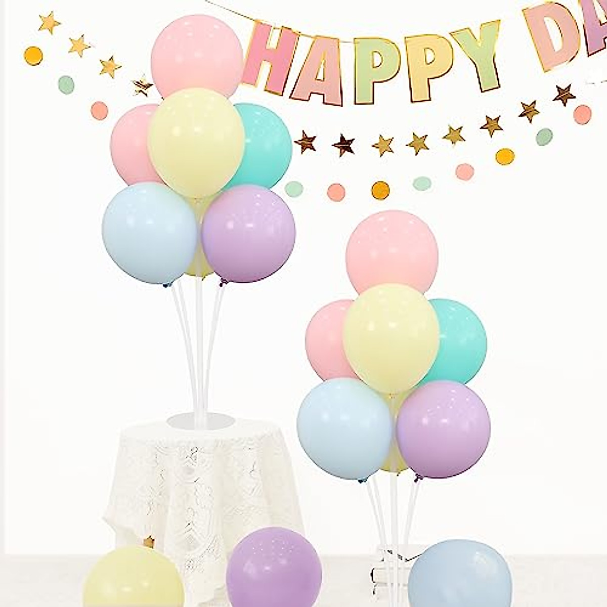 Balloon Stand Kit For Table Centerpieces Pastel Balloons Holder Baby Shower Birthday Party Decorations