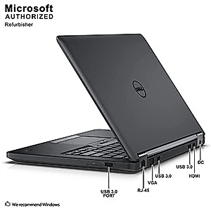 DELL Latitude E5450 14in Laptop, Core i5-5300U 2.3GHz, 8GB Ram, 128GB SSD, Windows 10 Pro 64bit (Renewed)
