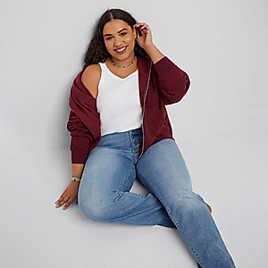 Hanes Originals Racerback Top, Cotton Ribbed Tank, Women's Sleeveless Shirt, Available in Plus, White