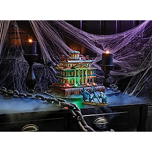 Department 56 Snow Village Halloween Disneyland Haunted Mansion Lit Building, 9.1 Inch, Multicolor