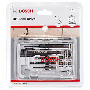 Bosch 2607002786 Screwdriver Bit Set HSS 20 Pcs
