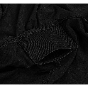 Utopia Kitchen Spandex Tablecloth 2 Pack [4FT, Black] Tight, Fitted, Washable and Wrinkle Resistant Stretch Rectangular Patio Table Cover for Event, Wedding, Banquet & Parties [48Lx30Wx30H Inch]