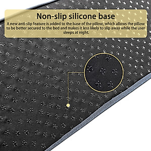 34in Wedge Pillow for Sleeping,Bed Wedge Pillows for After Surgery Body Positioners, Triangle Foam Wedge Pillow for Side Sleeping, for Pregnancy, Back, Leg Pain Relief, Grey Machine Washable Cover