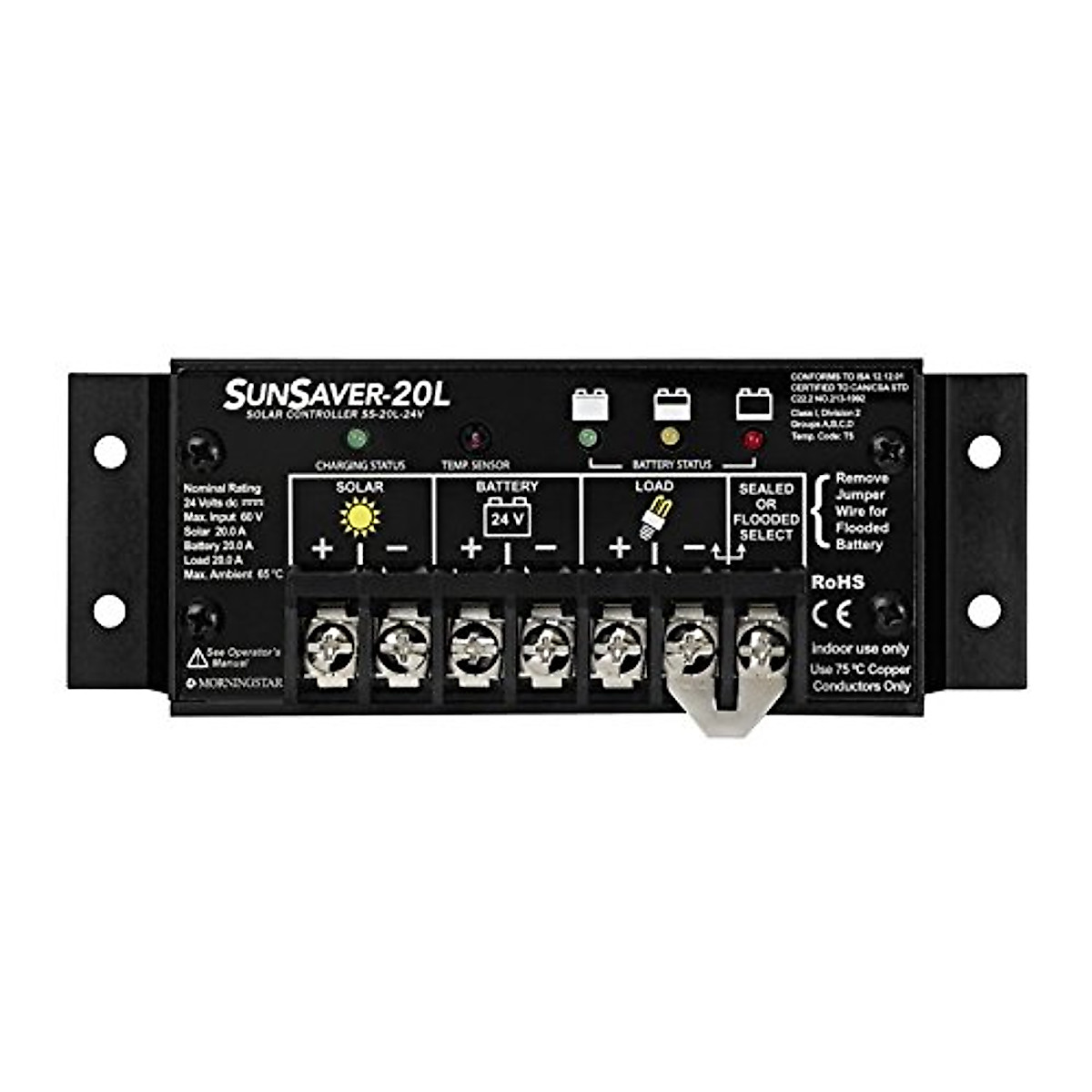 Morningstar Sunlight 20A PWM Solar Lighting Controller (SL-20L-24V)