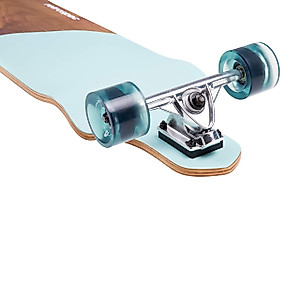 Retrospec Tidal 41-inch Drop-Down Longboard Skateboard Complete 9-Ply Canadian Maple Wood Build Cruiser for Commuting, Cruising, Carving & Downhill Riding