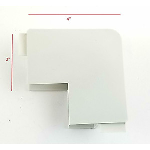 Enclosed Cargo Trailer Door Corners - Gray - 4 Pack