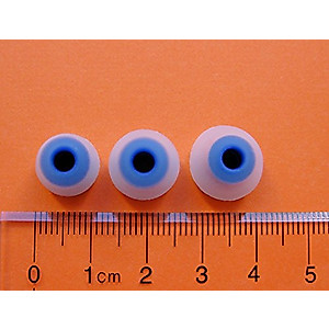 12pcs (CL-BL)- S/M/L Replacement Set Earbuds Eartips Compatible with Plantronics Backbeat Go 3 Wireless in Ear Earphones Headphones