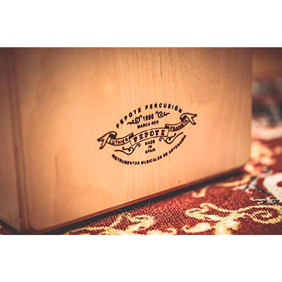 Meinl Artisan String Cajon with Mongoy Frontplate / Baltic Birch Body - MADE IN SPAIN - Bulería Line, 2-YEAR WARRANTY (AEBLMY)