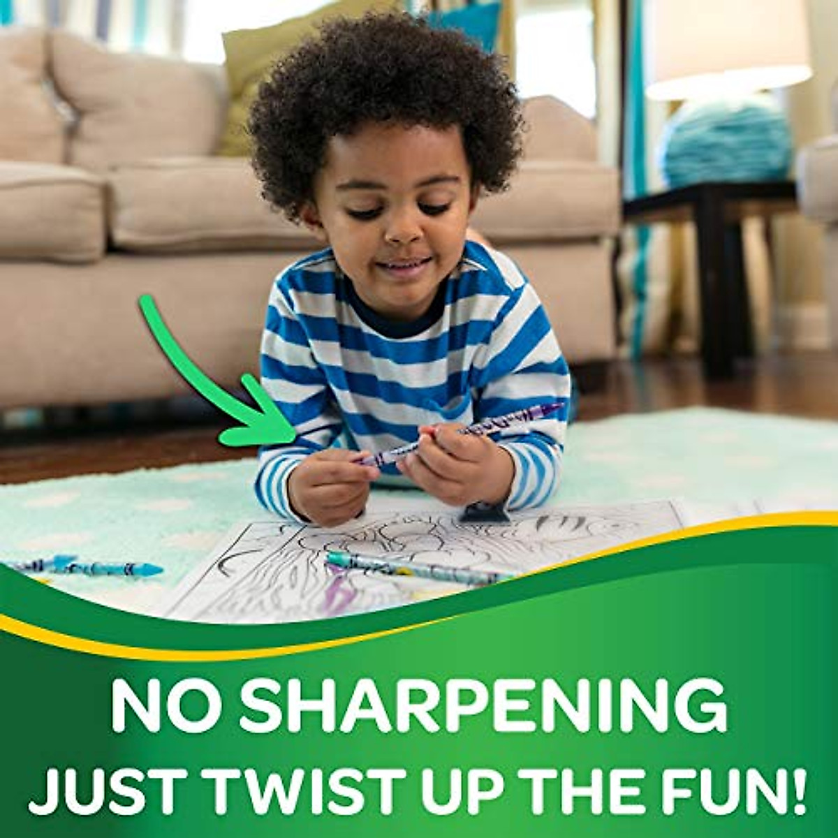 Crayola Twistables Colored Pencil Set (50ct), Kids Art Supplies, Colored Pencils For Kids, Gifts for Boys & Girls, 4+ [Amazon Exclusive]