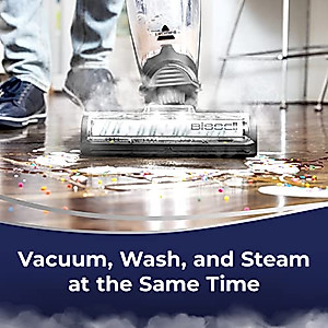 BISSELL® CrossWave® HydroSteam™  Wet Dry Vac, Multi-Purpose Vacuum, Wash, and Steam, Sanitize Formula Included, 35151