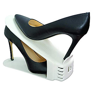 Shoe Slotz Space-Saving Storage Units in Ivory | As Seen on TV | No Assembly Required | Limited Edition Price Club Value Pack, 10 Piece Set