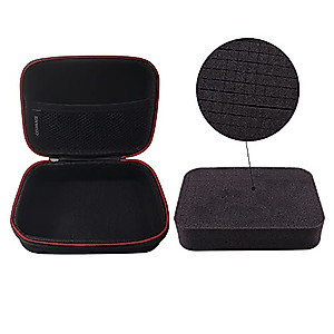 Evanice EVA Hard Case with Foam，6.7 x4.7 x2.5 inches Hard Sided Camera/Digital Case EVA shockproof Outdoor case，Suitable for storage of drones, digital products, electronic instruments, etc.