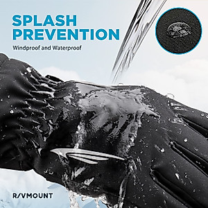 rivmount Winter Gloves Women Men,Touchcreen Insulated Warm Gloves Cold Weather Windproof Thermal Snow Gloves Skiing,Driving,Biking,Running 605