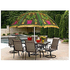 Marusthali Parasol Umbrella- Garden Umbrella, Patio Umbrella, Beach Umbrella, Sun Umbrella for Garden, Umbrella for Garden Table, Garden Parasol Umbrella