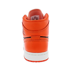 Jordan Womens WMNS Air Jordan 1 MID SE DM3381 600 Orange/Black - Size 6.5W