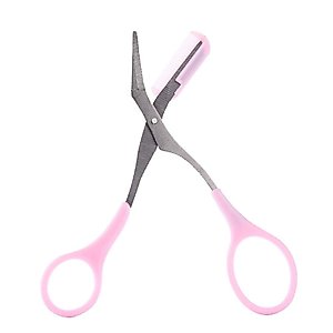 Lilly Rocket Eyebrow Trimmer Scissors With Comb - 2 Piece Eyebrow Trimmer For Women Included With Eyebrow Comb For Fine Grooming & Styling. Perfect For Eyebrow Shaping & Sculpting To Perfection.