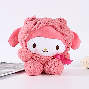 YWBEQWNC 3 PCS Christmas Plushies, Kuromi Plush, My Melody Plush and Cinnamon roll Plush,8 Inch