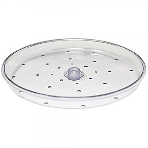 Backyard Essentials Plastic Bird Seed Tray Add-on Accessory - Compatible ONLY with Backyard Essentials Tube Bird Feeders - Screw-On Catcher Tray and Perch