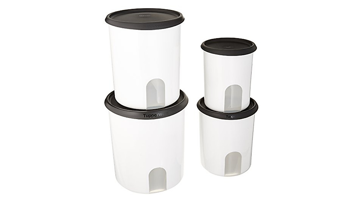 Tupperware One Touch Reminder Canister Set | Kitchen Storage & Freshness