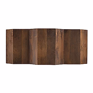 Powell Bianca Hazelnut Honeycomb Bookshelf