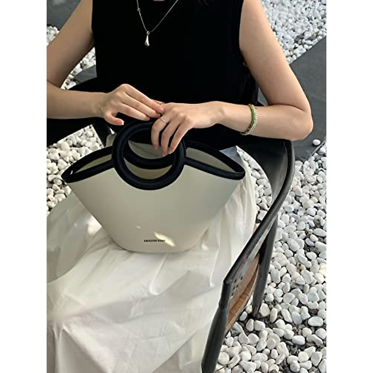 Amazing Song Top Handle Crossbody Bags for Women, Designer Leather Handbag with Removable Strap Inner Purse, Shell Bag