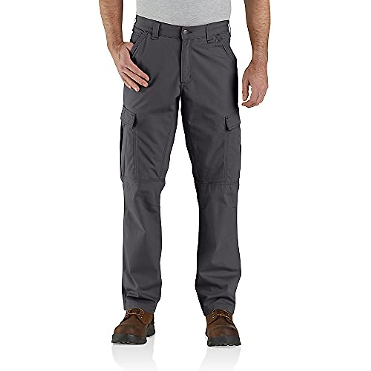Carhartt Men's Force Relaxed Fit Ripstop Cargo Work Pant, Shadow, 32 x 34