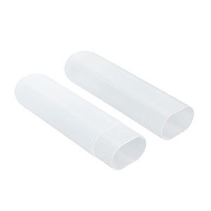 Xiaoyztan 10 Pcs Portable Travel Toothbrush Case Matte Translucent Toothbrush Storage Box Toothbrush Bucket Toothbrush Container (White)