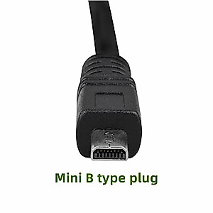 Xzrucst 3.3ft USB Data Cable Cord for Panasonic Camera Lumix b/s DMC-SZ7 a/p Charger PSU