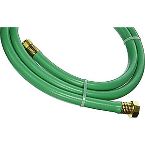 Swan Products LOLH5806FM Hose Reel Leader Hose with Male and Female Connections 6' x 5/8", Green
