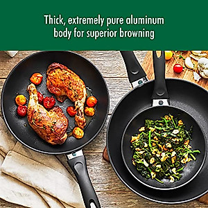 BALLARINI Parma Arezzo by HENCKELS 3-pc Nonstick Fry Pan Set, Made in Italy, Durable and Easy to clean, Set includes 8-inch, 10-inch and 12-inch fry pan