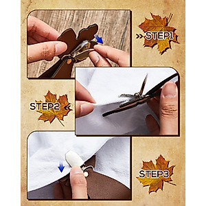 Ramede Skirt Hikes Renaissance Belt Medieval Leaf Skirt Hike Waistband Accessory Halloween Costume(Brown,Leaf)