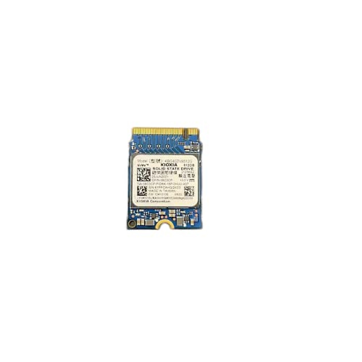 Kioxia Internal SSD, PCIe Gen 3 x 4 NVMe Solid State Drive, M.2, OEM Package (2230, 512GB)