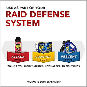 Raid Ant & Roach Killer Lemon Scent, 17.5 Ounce (Pack of 1)