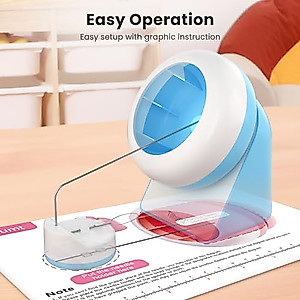 Tilhumt Bead Spinner, Clay Beads Spinner for Making Cute Friendship Bracelets, Electric Bead Spinner for Jewelry Making, Automatic Bracelet Maker with Needles and Thread, Gift for Girls