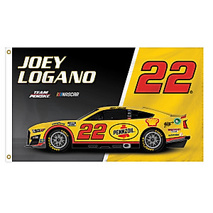 Joey Logano #22 Nascar 3' x 5' Car Flag New for 2022