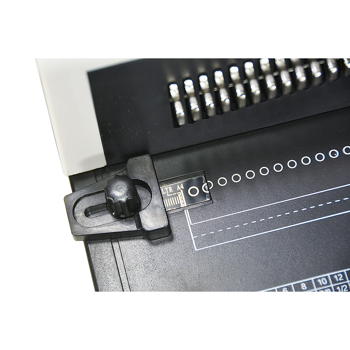 PrintFinish Coilbind S25A Upgraded Spiral Coil Binding Machine - with Electric Coil Inserter - Professionally Bind Presentations Documents - Free Crimper Free Box of 100 Plastic coils - 4 to 1 Pitch