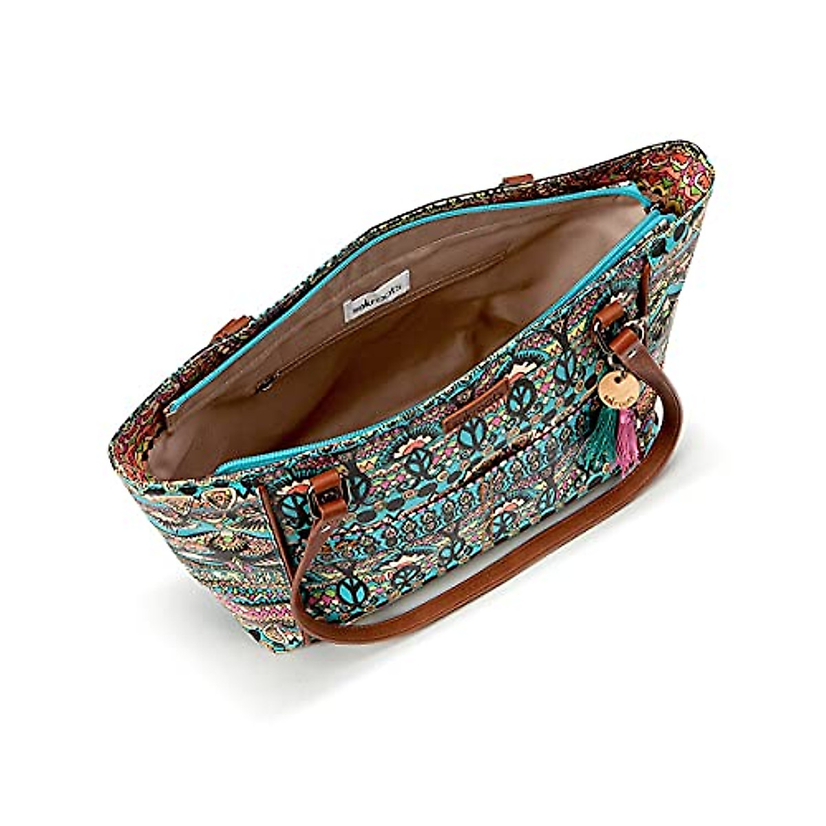 Sakroots Metro Tote (One Size, Aqua One World)