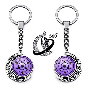 Airpod Pro Case, AirPod Pro Cover with Keychain Bracelet Pendant Combo Set, TPU Process Material IMD Printing Technology, Compatible with Airpod Pro Perfect Match. (Pro Ninja Purple)
