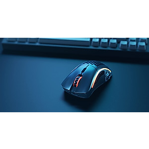Glorious Model D Wireless Gaming Mouse - 69g Superlight, Lag Free 2.4Ghz Wireless, Up to 71 Hour Battery, RGB, BAMF Sensor, Ergonomic, 6 Buttons - Matte Black