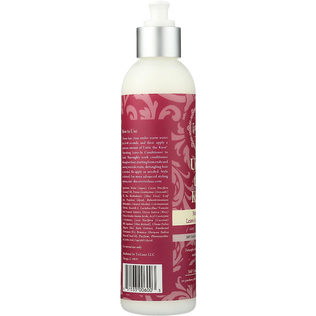 TRELUXE Untie The Knot Leave In Conditioner, 8 FZ