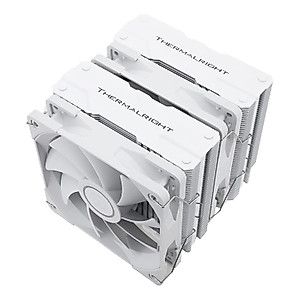 Thermalright Peerless Assassin 120 White CPU Air Cooler, 6 Heat Pipes,TL-C12W PWM Fan,Aluminium Heatsink Cover, AGHP Technology, for AMD AM4/AM5/Intel LGA 1700/1150/1151/1200/2066/2011 (PA120 White)