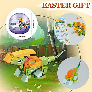 WINGIFT 12 in 1 Pre Filled Dinosaur Building Block Set-12 Pcs Mini Building Blocks Toys, STEM Building Blocks Toys, Classroom Prize Toys, Party Favor for Kids,Birthday,Goodie Bags,Carnival Prizes