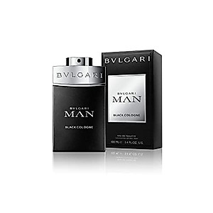 Bvlgari Man Cologne Eau de Toilette Spray, Black, 3.4 Ounce