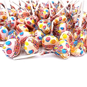 Smarties Lollipops Double Lollies Pops Assorted Fruit Flavored Candy, Gluten-Free (2 Pound Bag)