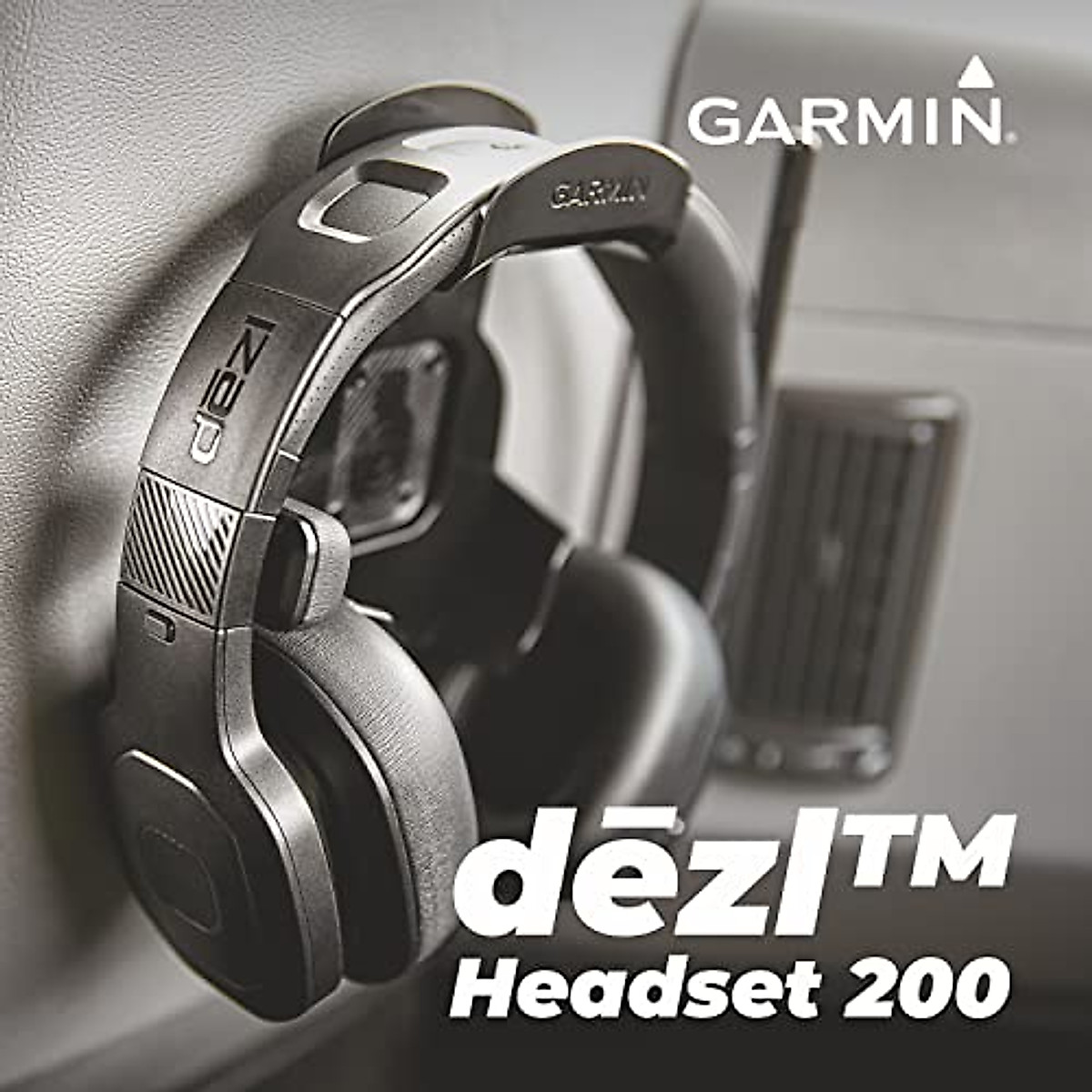 Wearable4U Garmin dezl Headset 200, 2-in-1 Premium Trucking Headset, Active Noise Cancellation, Superior Battery Life and Memory Foam Ear Pads PowerPack Bundle