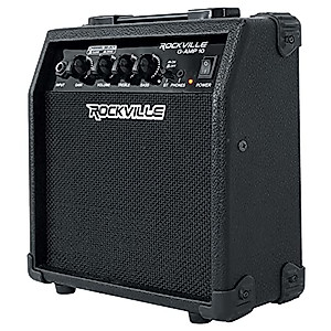 Rockville G-AMP 10w Guitar Amplifier Amp w/Bluetooth+Clean/Distortion+Headphones