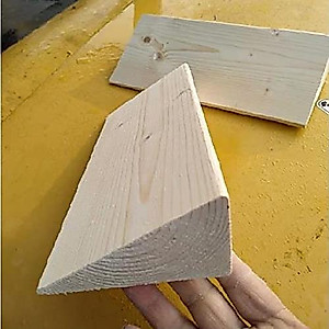 NIVOK Trolleys,Threshold Ramps for Doorways, 2 in Rise Wheelchairs Ramps for Bike/Motorcycle/Hand Trolleys/Floor-Sweeper, Indoors Outdoor Home Garden Yard Shed Steps Handicap Ramp/L*W*H/11*15*5Cm(4.3*