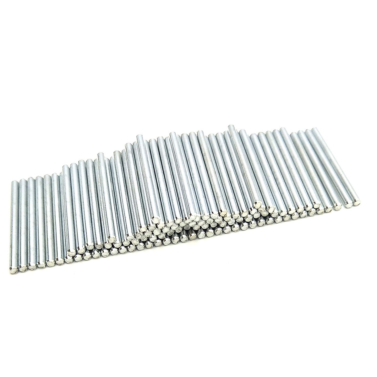 EUDAX 100Pcs STEM Toys Shaft Round Rod Axles for DIY Toy RC Car Boat Helicopter Model Part (2mmx30mm)