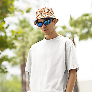 Hot Dog Bucket Hat Packable Sun Hats Fisherman Outdoor Summer Beach Caps for Men Women